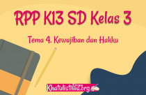 RPP K13 Kelas 3 Tema 8 Revisi 2022/2023 - Kirana Khatulistiwa